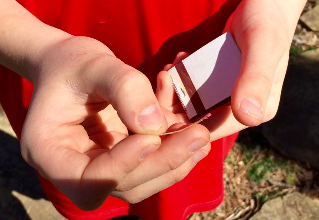 Homage to the Split Paper Match | Master Woodsman