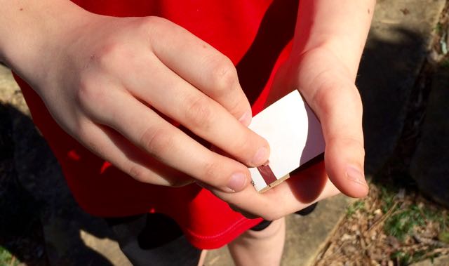 Homage to the Split Paper Match | Master Woodsman